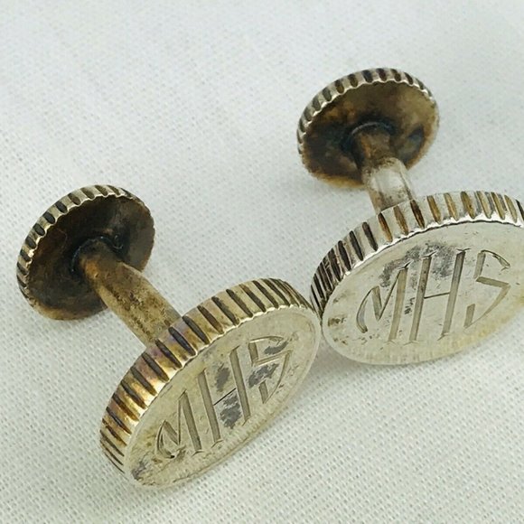 Tiffany & Co. | Accessories | Tiffany Co Barbell Cufflinks Sterling ...